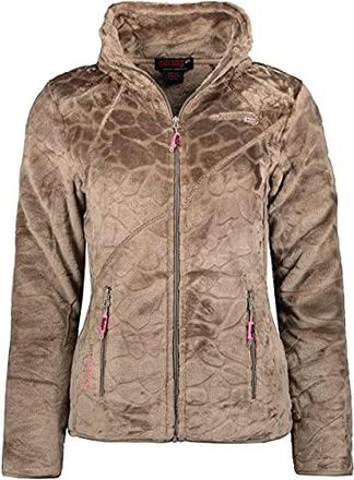 Geographical Norway UNIVERS LADY - Polaire Chaude Douce Femme Confortable - Veste Hiver Chaud Femmes Doux - Sweat Epais Longues Manches - Pull Parfait Fourrure Confort TA