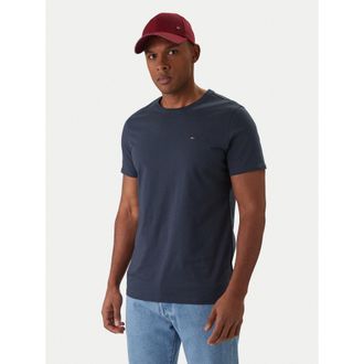 Tommy Jeans T-Shirt DM0DM04411 Dunkelblau Slim Fit