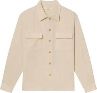 Frame Denim Homme, Chemises, Beige, Taille: S Double Pocket Overshirt
