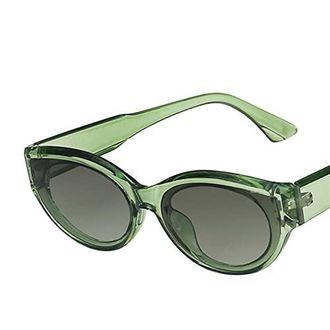 Generic Lunettes de soleil ovales style rétro hip-hop 2025 Street Shot mode hommes et femmes (couleur : G, taille : 1)