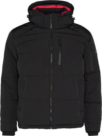 s.Oliver Winterjacke Outdoor-Jacke Wasserabweisende Steppjacke mit abnehmbarer Kapuze