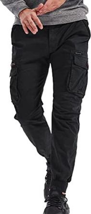 ORANDESIGNE Pantalon Cargo Homme Casual Sport Jogging Jogger Chino Pantalon de Jogging Mode Pantalons de survêtement avec 6 Poches Regular Fit Pantalons Dextérieu