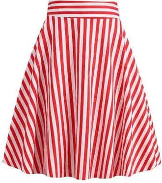 Generic Jupe Trapeze Cuir Grossesse Taille Tweed Évasée Moulante Ronde Côtelée Matelassée Tricot Sexy Fluo Espagnole Godet Solde Croisée Cancan Flamenco Simpl