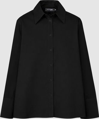 Jeanne Vouland Chemise Phani Dos Crois&eacute; Noir