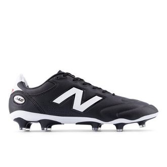 New Balance Unisexe 442 Elite FG V3 en Noir/Blanc/Rouge, Synth&eacute;tique, Taille 43 Large