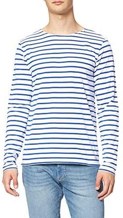 Armor Lux Marinière Plozevet Héritage Homme, Blanc, XX-Large (Taille Fabricant: 2XL)