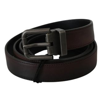Dolce & Gabbana Dauphine Lederg&uuml;rtel - - Accessories - Herren - Braun - ONE SIZE