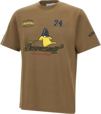 Iceberg Homme, Tops, Vert, Taille: L T-shirt Graphique Peanuts