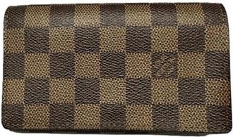 Louis Vuitton Portefeuille bi-pli Damier Pre-owned - Femme - Pre-owned - Brun - Taille: ONE Size