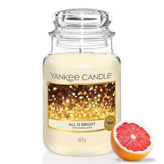 Yankee Candle Company Yankee Candle bougie parfum&eacute;e F&ecirc;te scintillante | Format jarre | Bougie longue dur&eacute;e jusqu&agrave; 150 heures de combustion | Cadeau parfait pour femme