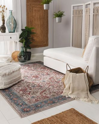 benuta Pop Teppich Laury - Multicolor 200x300 cm - Kunstfaser - Rechteckig & im Style: Vintage - Pflegeleicht f&uuml;r Wohnzimmer Schlafzimmer