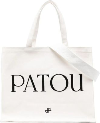Patou Shopper & Totes - Organic Cotton Tote Bag - Gr. unisize - in Wei&szlig; - f&uuml;r Damen
