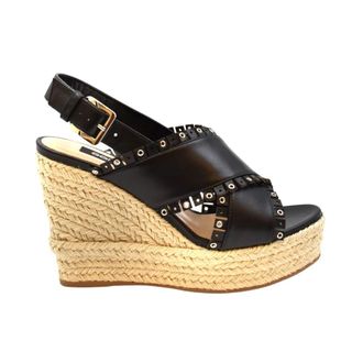 Sergio Rossi Hohe Wildleder Flip-Flops - - Shoes - Damen - Schwarzk - 36 1/2 EU