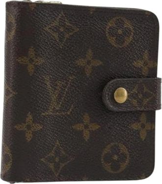 Louis Vuitton Portefeuille en toile monogramme doccasion - Femme - Pre-owned - Brun - Taille: ONE Size