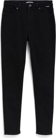 Armedangels Damen Skinny Jeans Mid Waist Bio-Baumwoll Mix X-Stretch TILLAA Skinny Fit Rinse Black