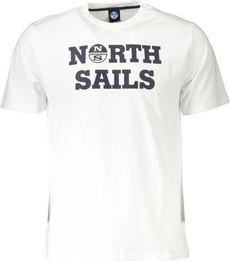 North Sails Wei&szlig;e Tee mit auff&auml;lligem Druck - - Tops - Herren - Wei&szlig; - XL