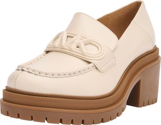 Michael Kors 40H3RCMP1L-289 Rocco Heeled Loafer Damen Light Cream EU 36.5