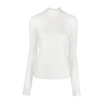 Karl Lagerfeld Damen, Strickwaren, Wei&szlig;, LGr&ouml;&szlig;e