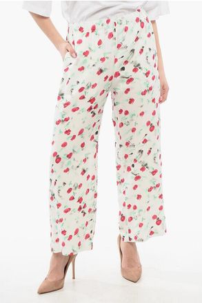 Marni Satin Cropped Pants with Drawstring size 42