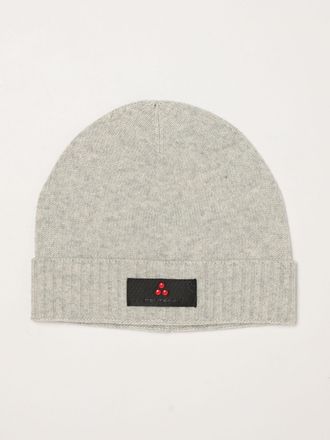 Peuterey Bonnet beanie en m&eacute;lange de laine et cachemire avec revers et patch logo