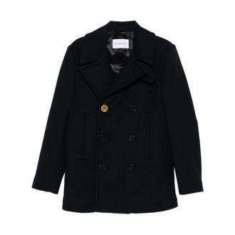 Givenchy Peacoat aus Wolle - - Coats - Herren - Blau - M