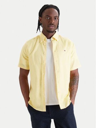 Tommy Hilfiger Hemd MW0MW42450 Gelb Regular Fit