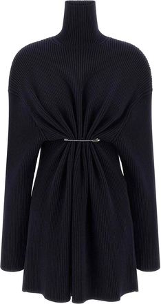 Balenciaga Knielanges Kleid - Blau