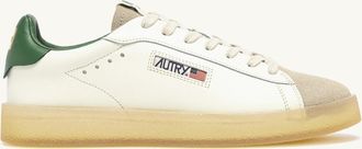 Autry BASKETS DALLAS LOW EN CUIR ET DAIM MARSHMALLOW COMFREY ET SAND