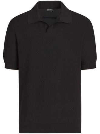 Ermenegildo Zegna polo en coton - Noir