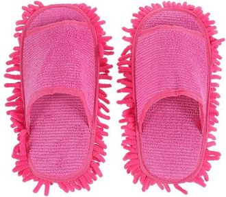 Beaupretty Pantoufles de pour Femmes en Velours Large Rose Fuchsia Taille 35-38 Semelle Microfibre Antidérapante Intégrale Pantoufles DIntérieur Chaudes pour Net