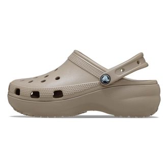 Crocs Womens Classic Platform Clog 42-43 EU Taupe