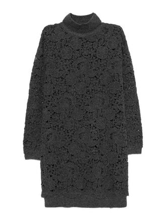 Ermanno Scervino Pull Col Rond - Gris