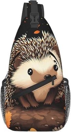 Generic The Hedgehog In The Champignon Grass Sac &agrave; bandouli&egrave;re Sac &agrave; bandouli&egrave;re Sac &agrave; dos de voyage Sac &agrave; dos &agrave; bandouli&egrave;re pour homme Sac &agrave; dos de randonn&eacute;e