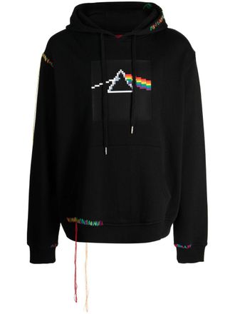 Mostly Heard Rarely Seen hoodie en coton &agrave; imprim&eacute; graphique - Noir
