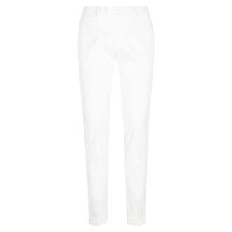 BRIGLIA 1949 Pantalone V Piatto Tricotina Cotone - - Trousers - Herren - Wei&szlig; - 3XL