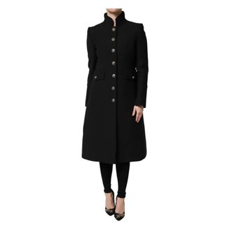 Dolce & Gabbana Einreihiger Trenchcoat - - Coats - Damen - Schwarzk - M