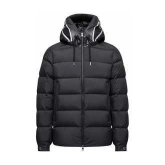 Moncler Cardere Kapuzen-Daunenjacke kurz - - Jackets - Herren - Schwarzk - XS