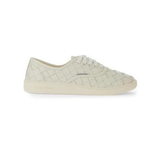 Bottega Veneta Leder-Sneakers mit Intrecciato-Detail - - Shoes - Herren - Wei&szlig; - 39 EU