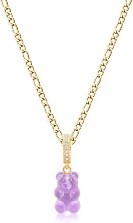 Nialaya Gummy Bear Halskette mit Anhänger - Gold