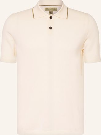 Marc O'Polo Marc Opolo Strick-Poloshirt weiss