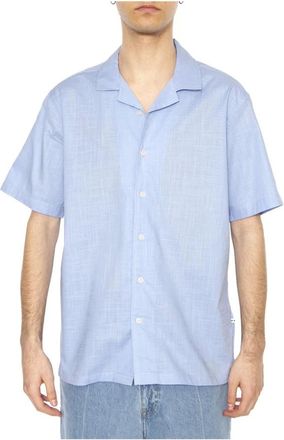 Minimum Homme, Chemises, Bleu, Taille: XL Chemise &agrave; Manches Courtes