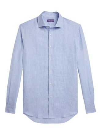 Ralph Lauren Purple Label chemise en lin - Bleu
