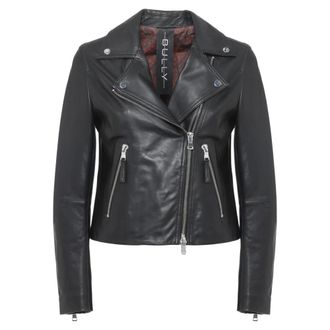 Bully Lederjacke - - Jackets - Damen - Schwarzk - S
