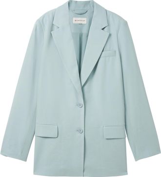 Tom Tailor Damen Oversized Fit Basic Blazer, dusty mint blue, 40