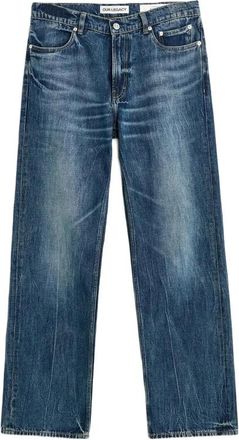 Our Legacy Homme, Jeans, Bleu, Taille: W34 Jean D&eacute;lav&eacute; Cinq Poches