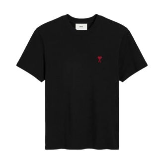 Ami Homme, Tops, Noir, Taille: S T-shirt Classique Rouge