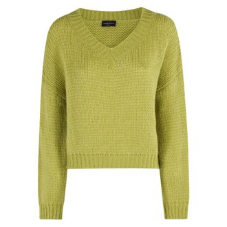 Roberto Collina Damen, Strickwaren, Gr&uuml;n, SGr&ouml;&szlig;e