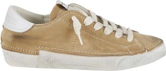 Philippe Model Low-Top Sneaker - Low-Top Sneakers In Goat Leather - Gr. 36 (EU) - in Beige - f&uuml;r Damen
