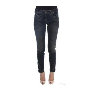 Ermanno Scervino Blaue Slim Fit Italienische Jeans - - Jeans - Damen - Blau - XS