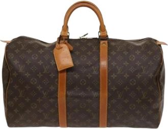 Louis Vuitton unisex, Pre-owned, Brun, Taille: ONE Size Sac Week-end en Toile Pre-owned
